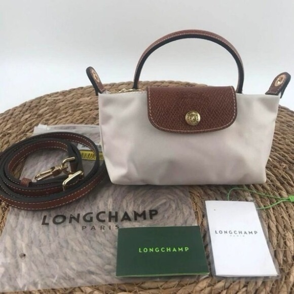 Longchamp | Bags | Iconic Longchamp Le Pliage Design White Tote | Poshmark